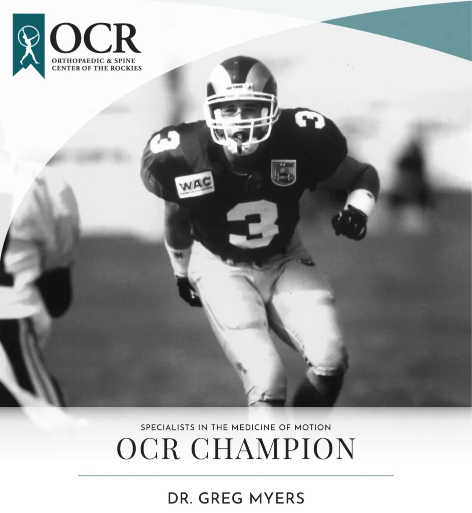 Dr. Greg Myers - Orthopaedic & Spine Center of the Rockies